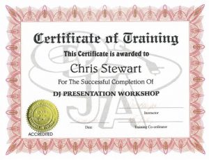 Certificates - Light House DJ